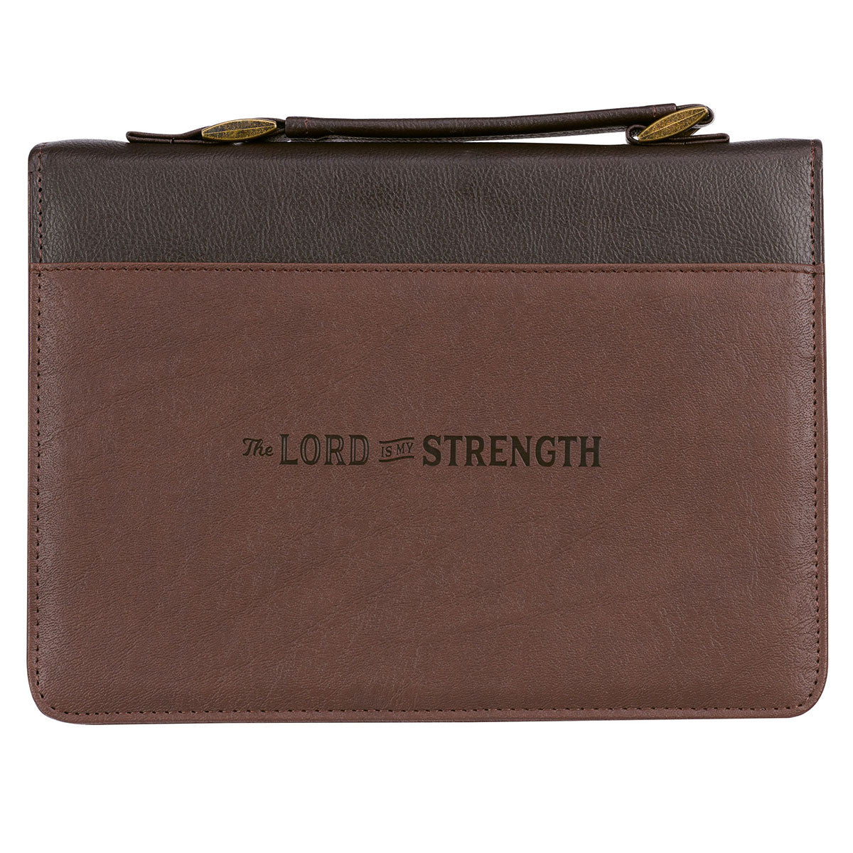 The LORD is My Strength Brown Bible Cover - Exodus 15:2 (Medium) (Bibl ...